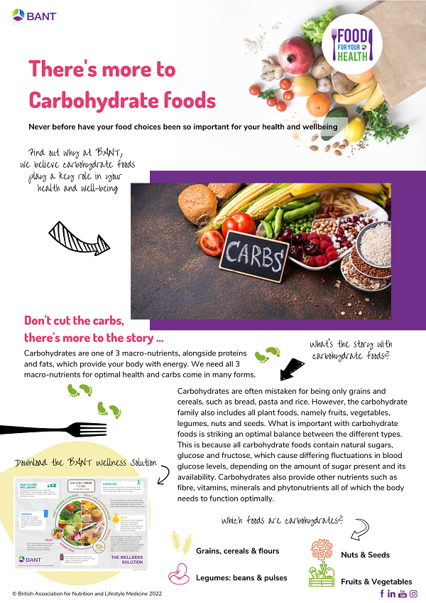 Carbohydrate Foods – Personalised Nutrition Consultancy